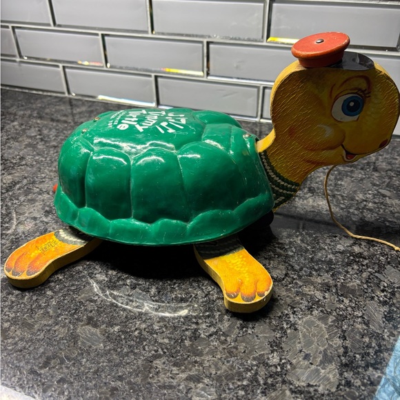 Fisher-Price | Other | Vtg Fisher Price Timmy Turtle Musical Pull Toy 5 ...